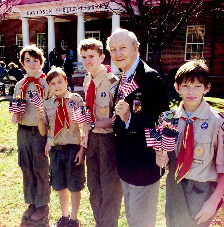 Veterans Day, Davidson, NC - David Hume Kennerly
